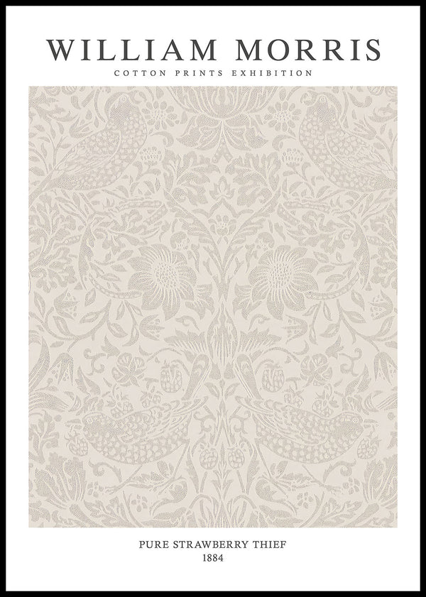 Pure Strawberry Thief in Beige – My Store